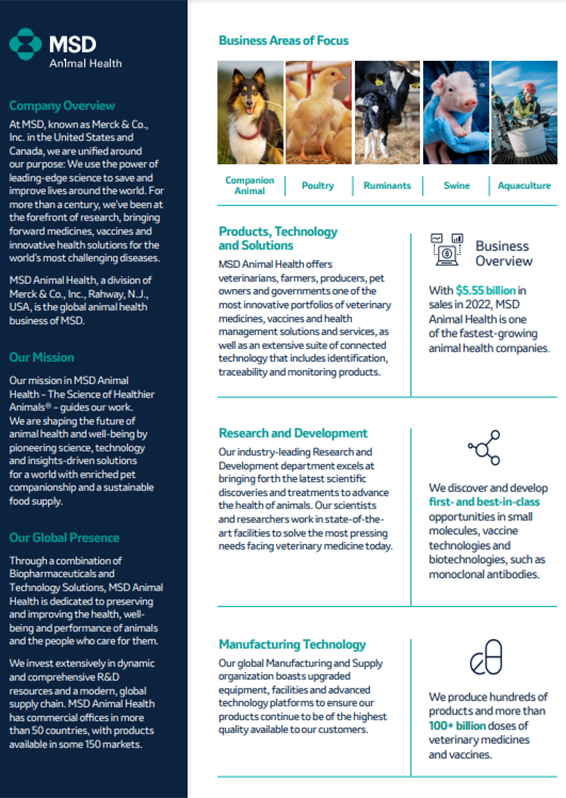 Media Center - Corporate Home Page – MSD Animal Health